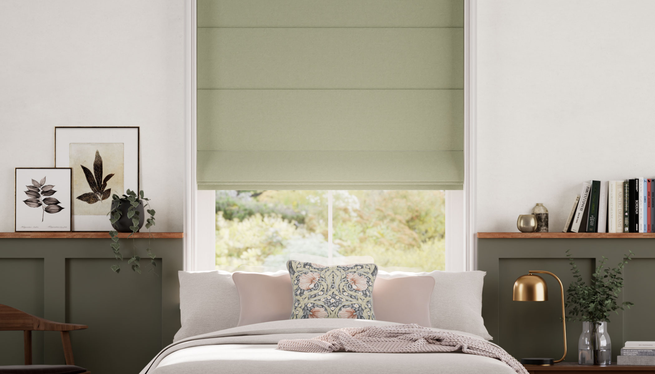 Made to Measure Blackout Roman Blinds | Blinds 2go