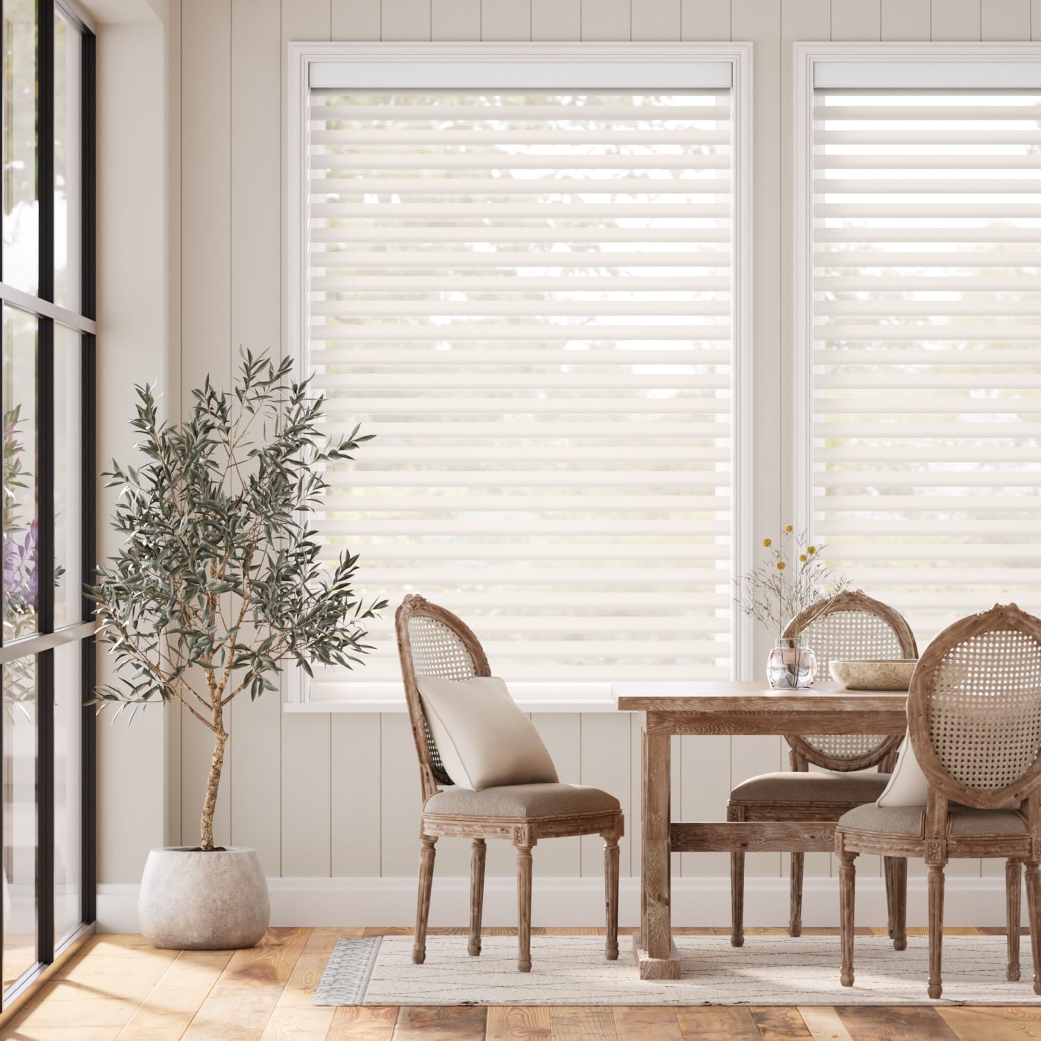 Illusion Roller Blinds, Get Vision & Privacy in One Illusion Blind